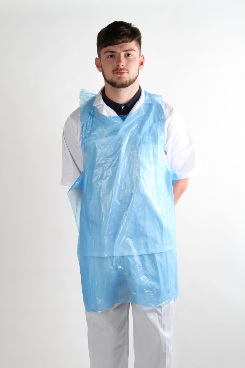 Hygienic | Disposable Blue Aprons (Roll of 200) - Creeds Direct