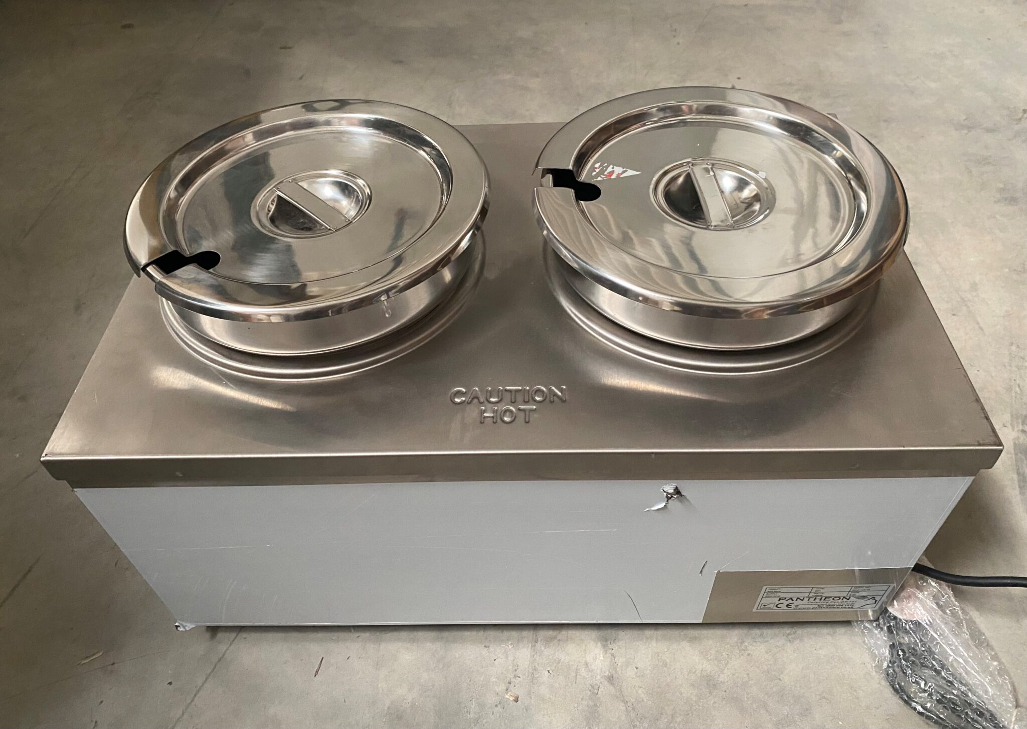 Bain Marie 2 Round Pots - Creeds Direct